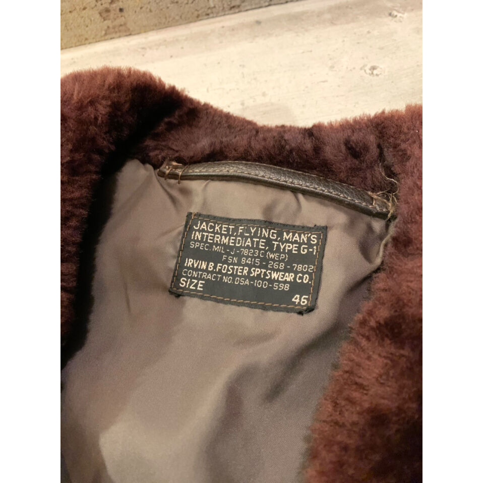 60s US NAVY G-1 FLIGHT JACKET (J-7823C) Size 4 60s US NAVY G-1 FLIGHT JACKET (J-7823C) Size 4