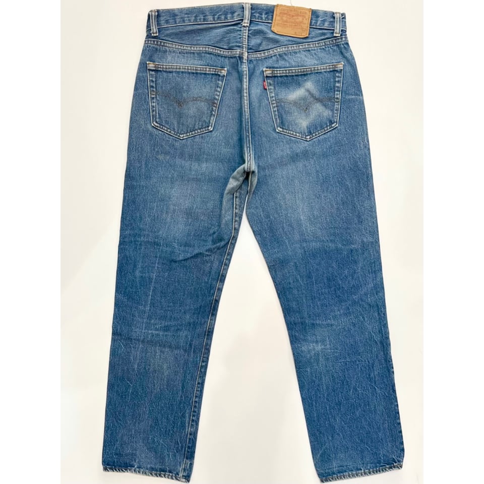 80s Levi’s 501 "INSEAM SINGLE" DENIM PANTS MADE...