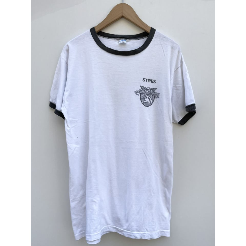 70s Champion "WEST POINT" Ringer Tee MADE IN US...