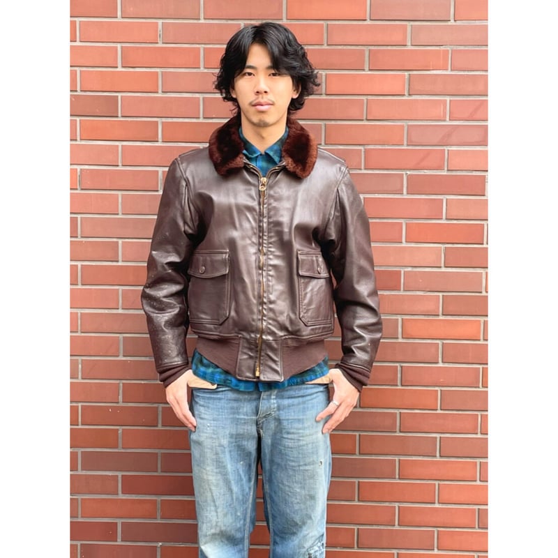 60s US NAVY G-1 FLIGHT JACKET (J-7823C) Size 4 60s US NAVY G-1 FLIGHT JACKET (J-7823C) Size 4