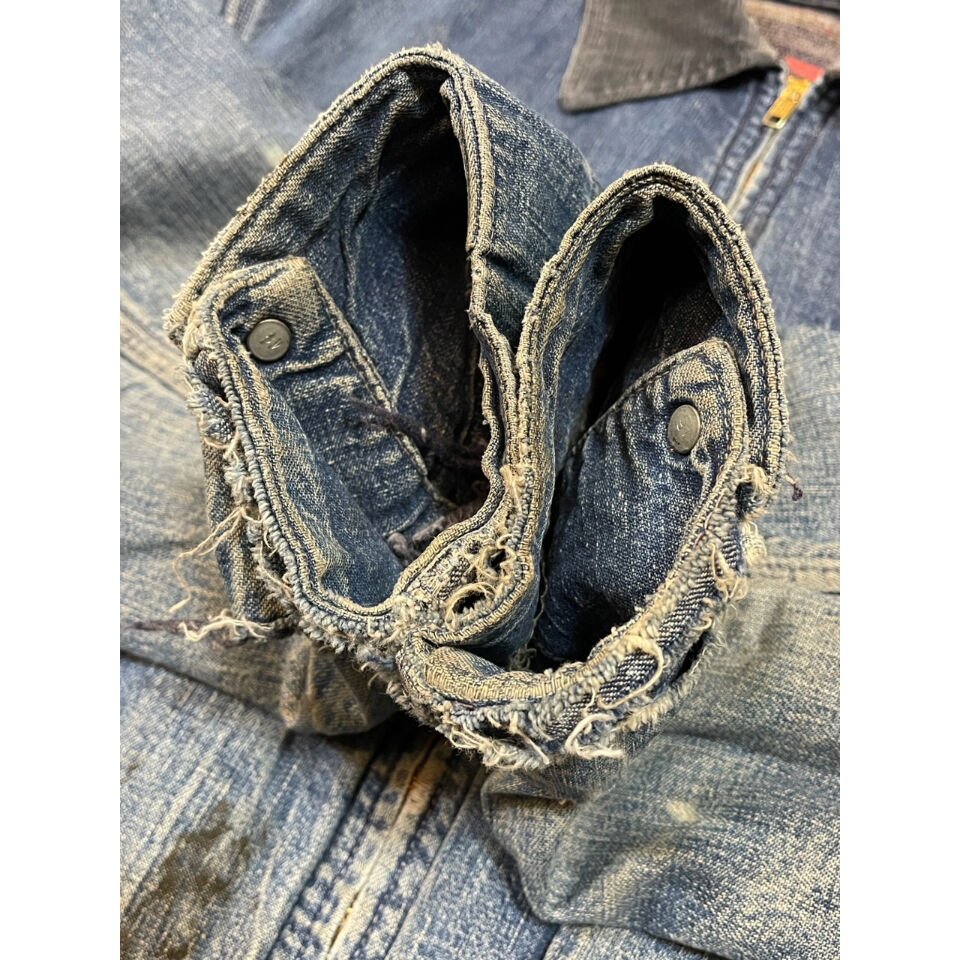 50s UNKNOWN DENIM WORK JACKET Size L程 | KORDS 50s UNKNOWN DENIM WORK JACKET Size L程 | KORDS
