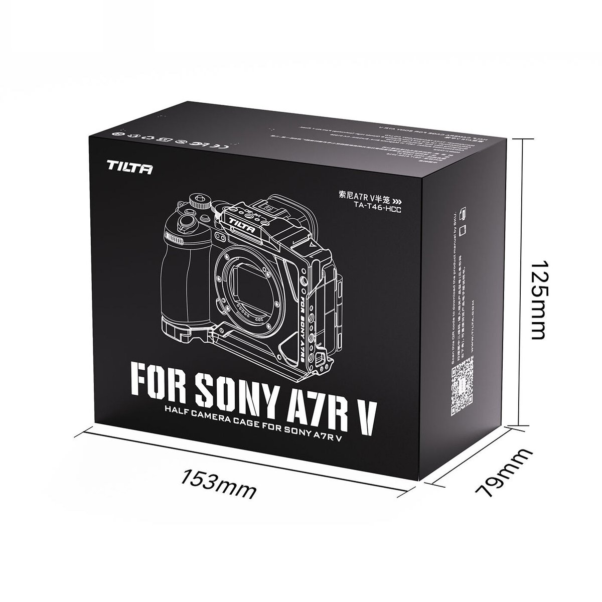 Half Camera Cage for Sony a7R V (TA-T46-HCC) α7 Half Camera Cage for Sony a7R V (TA-T46-HCC) α7