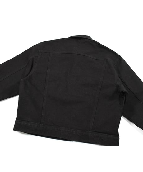 Prison Blues Denim Western Jacket Rinsed Black ...