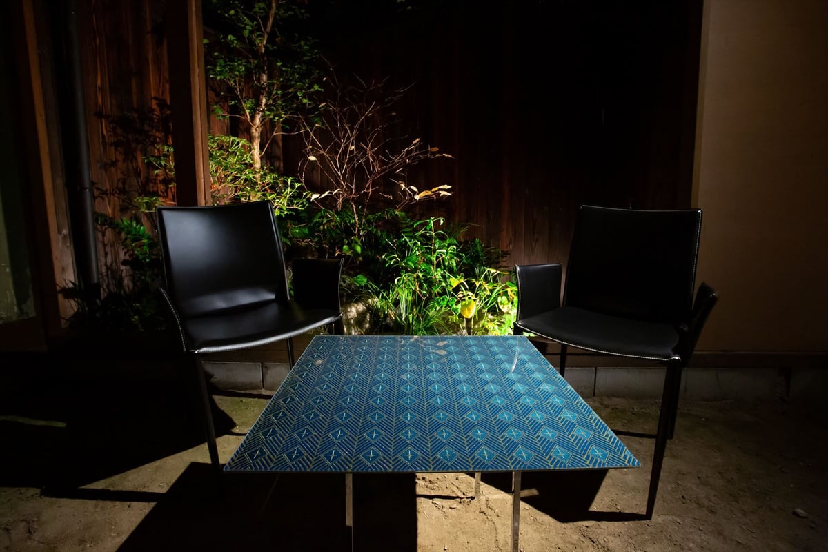 Golden Coloured Silk Kyoto Glass ＊特注製品となります。