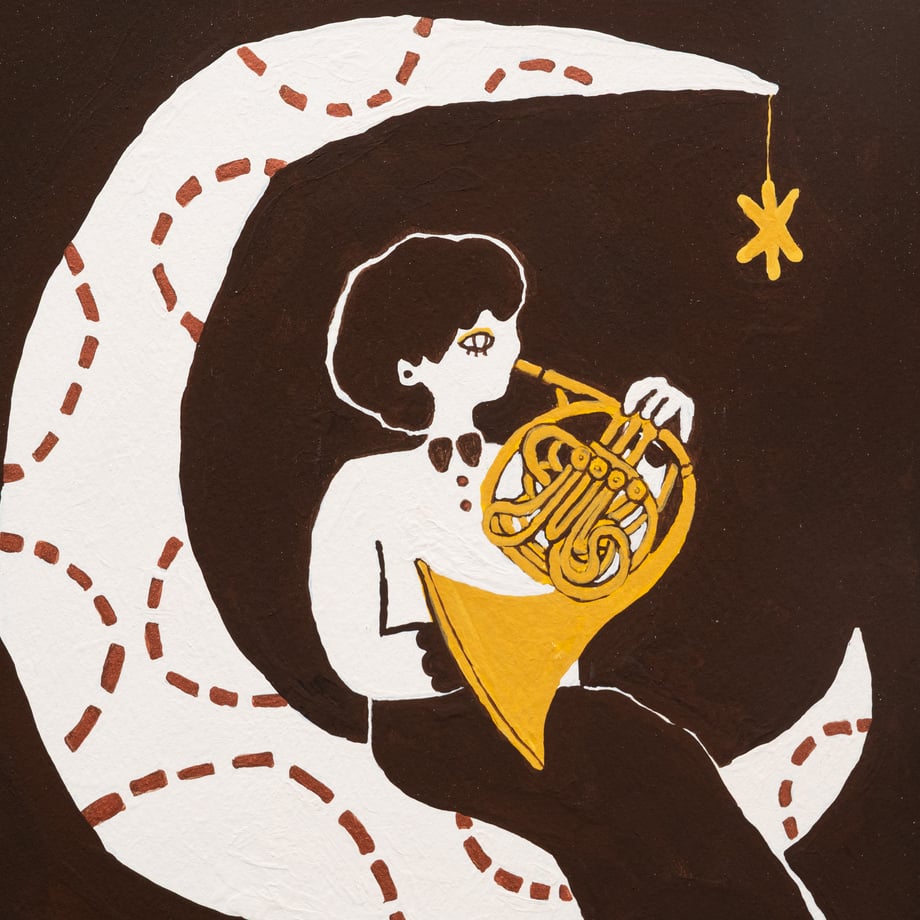 Akie / 三日月とホルン奏者 | GALLERY IRO - ONLINE STORE