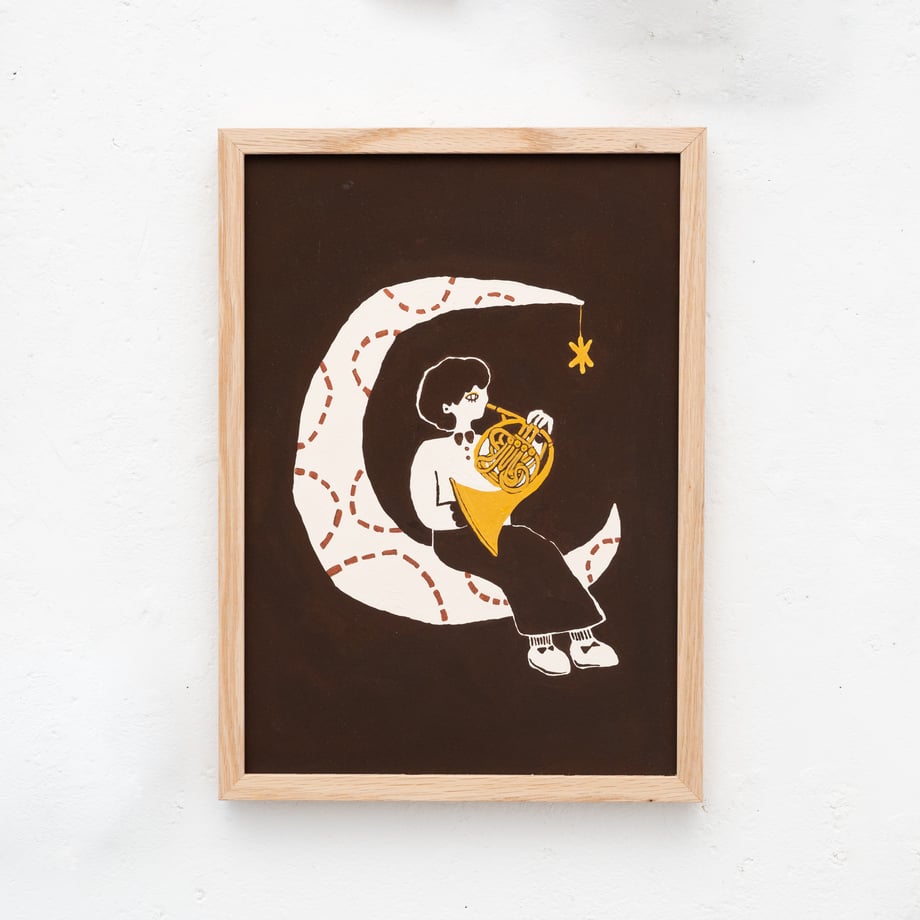 Akie / 三日月とホルン奏者 | GALLERY IRO - ONLINE STORE