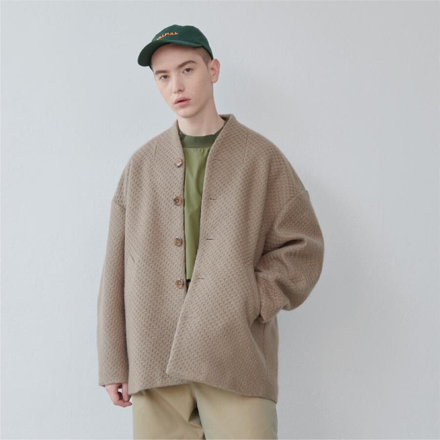 KELEN|ケレン| NO COLLAR JQ EGG JACKET エッグジャケット|siz KELEN|ケレン| NO COLLAR JQ EGG JACKET エッグジャケット|siz
