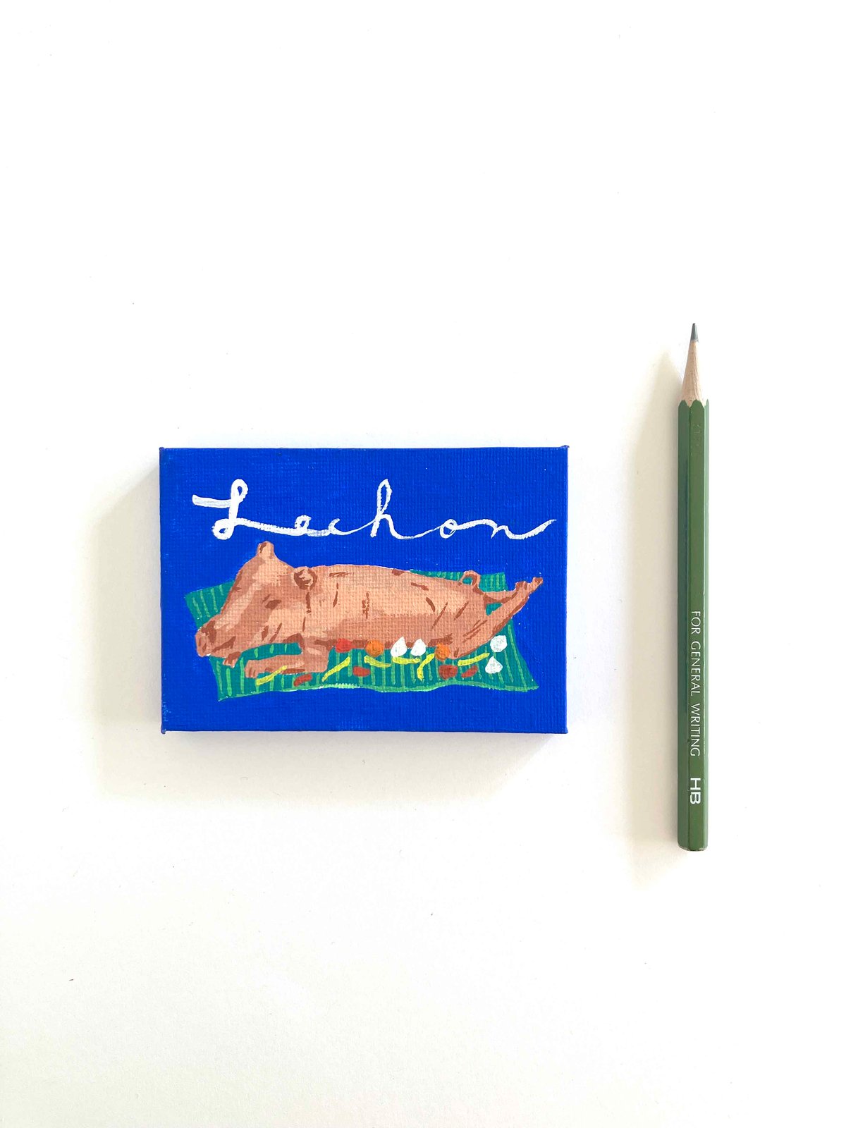 Original painting（原画）Lechon(Philippines roasted...