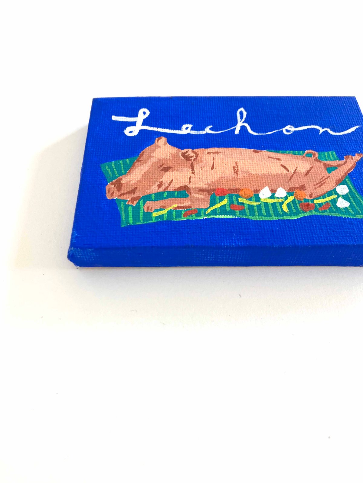 Original painting（原画）Lechon(Philippines roasted...