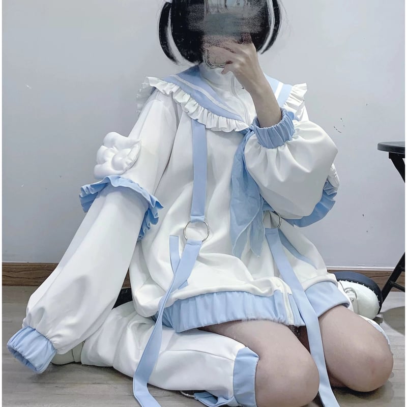 天使界隈👼】アクアセーラースポーツウェアジャケット wt060 天使界隈👼】アクアセーラースポーツウェアジャケット wt060
