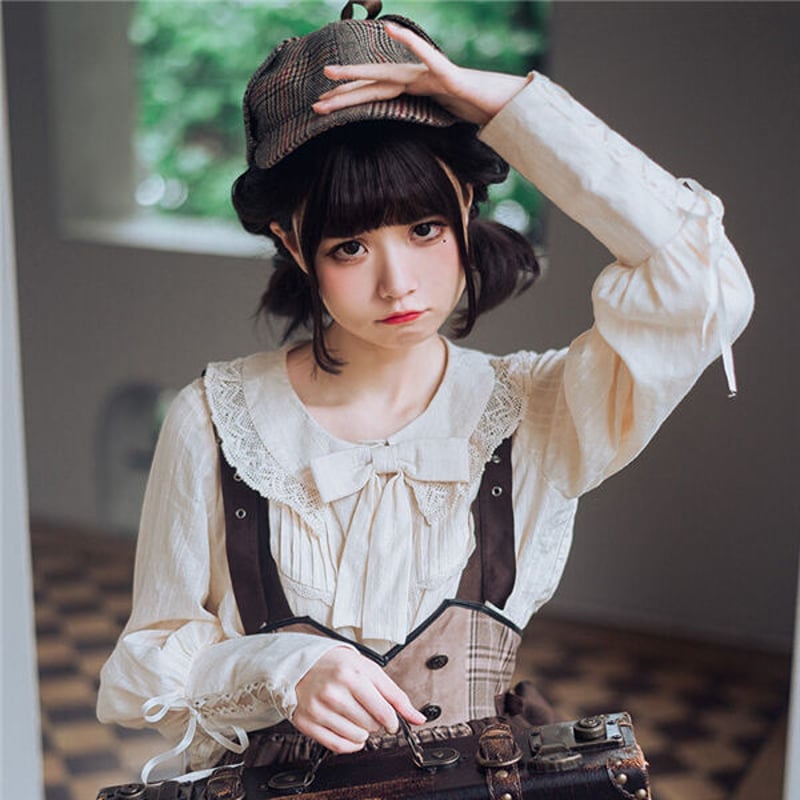SetUp ロリータ風探偵ワンピース 601 | 可愛い服量産型服通販 SetUp ロリータ風探偵ワンピース 601 | 可愛い服量産型服通販