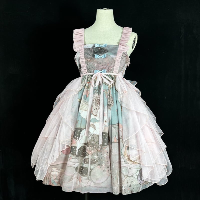 ロリータ Lolita オーバースカート チュールスカート 5色展開 ロリータ Lolita オーバースカート チュールスカート 5色展開