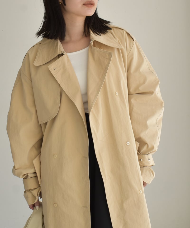 Volume Sleeve Trench Coat c1911-45 | cizatto Volume Sleeve Trench Coat c1911-45 | cizatto