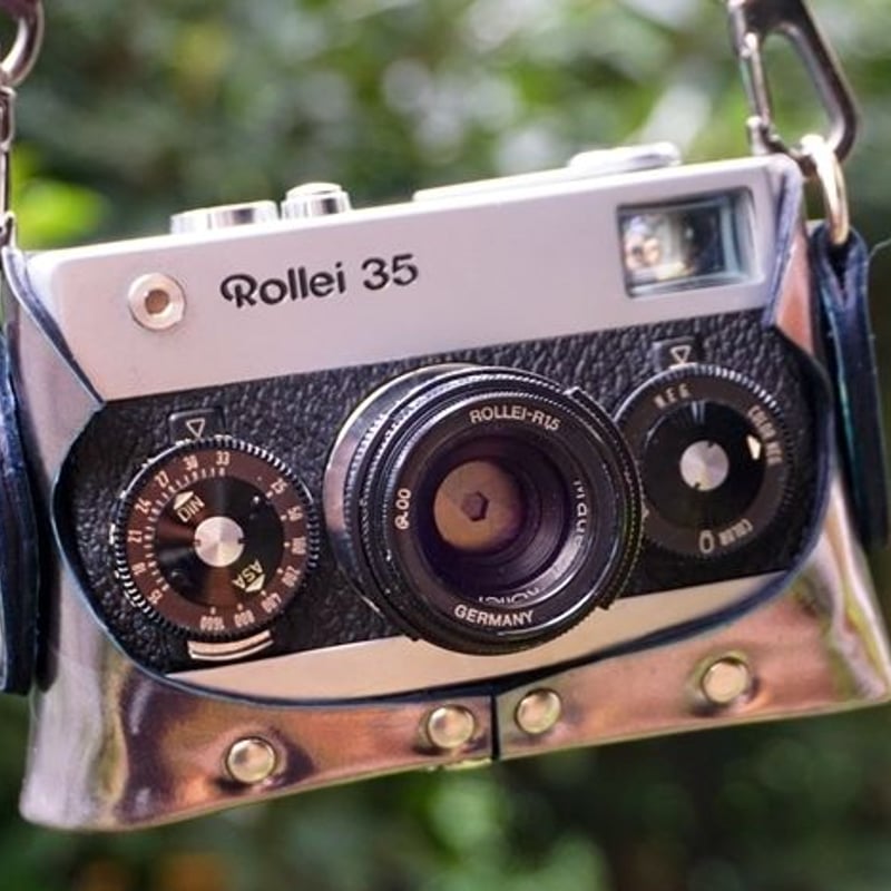 Rollei35 ローライ35 カメラケース<クロームメタリック Rollei35 ローライ35 カメラケース<クロームメタリック