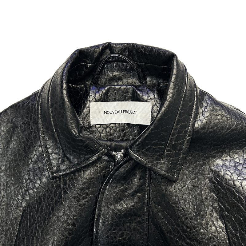 NOUVEAU PROJECT / MATRIX-CELL LEATHER JACKET / NOUVEAU PROJECT / MATRIX-CELL LEATHER JACKET /