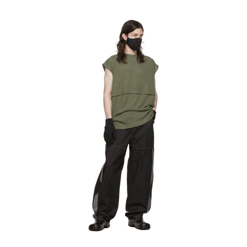 BRYAN JIMENEZ / PANELED DENIM / SMOKE | PLUG BRYAN JIMENEZ / PANELED DENIM / SMOKE | PLUG