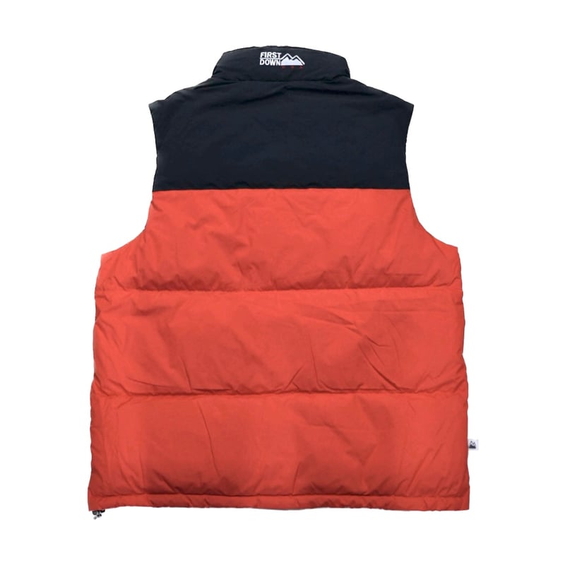 FIRST DOWN USA / BUBBLE DOWN VEST / RED | PLUG FIRST DOWN USA / BUBBLE DOWN VEST / RED | PLUG