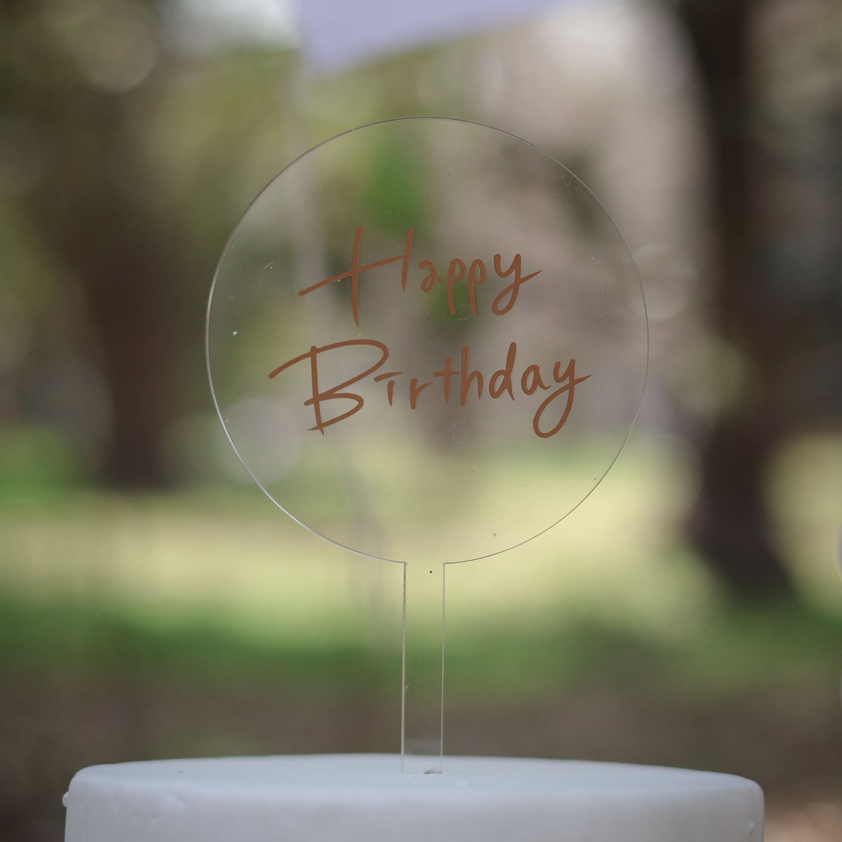 clear cake topper [限定design] | Nu.a