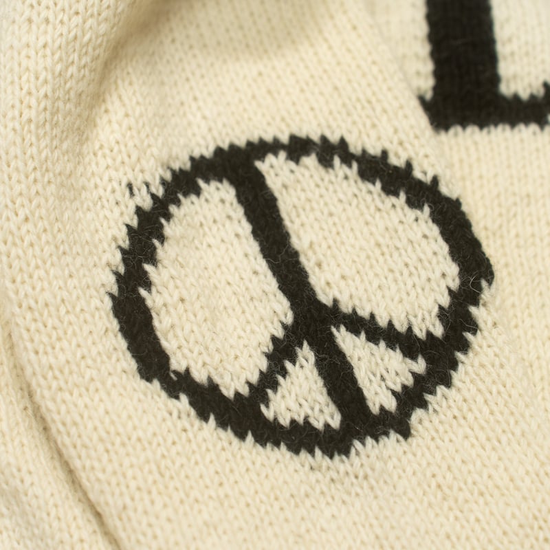 MacMahon Knitting Mills ''Big Peace Crew Neck K MacMahon Knitting Mills ''Big Peace Crew Neck K