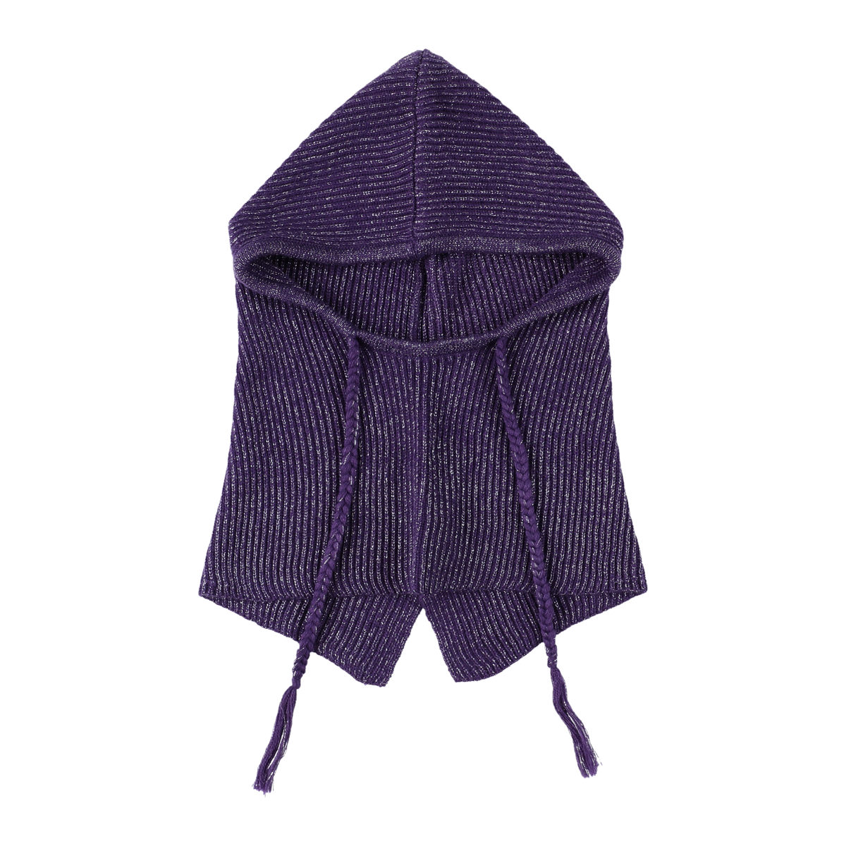 lamé knit balaclava【purple】 | GIDEAL. lamé knit balaclava【purple】 | GIDEAL.
