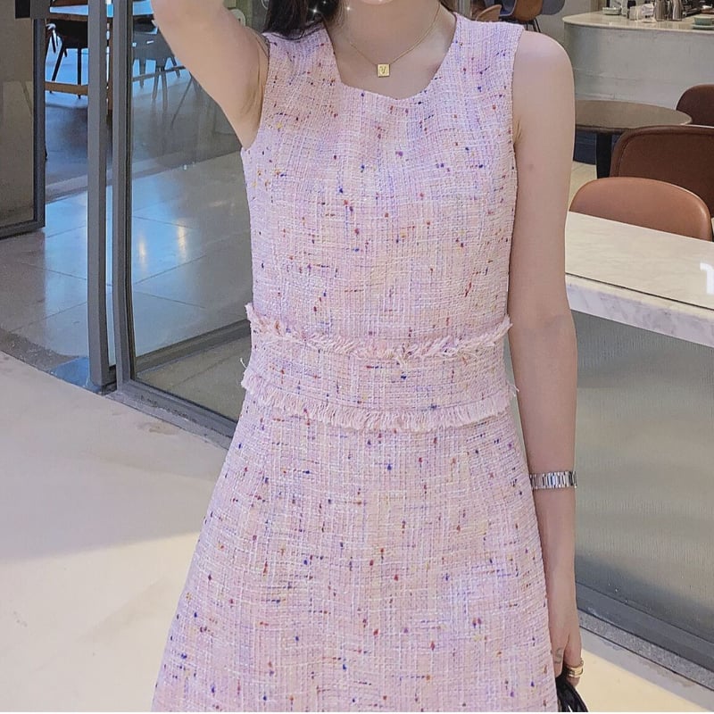 pinkツイードワンピース | Daisy pinkツイードワンピース | Daisy