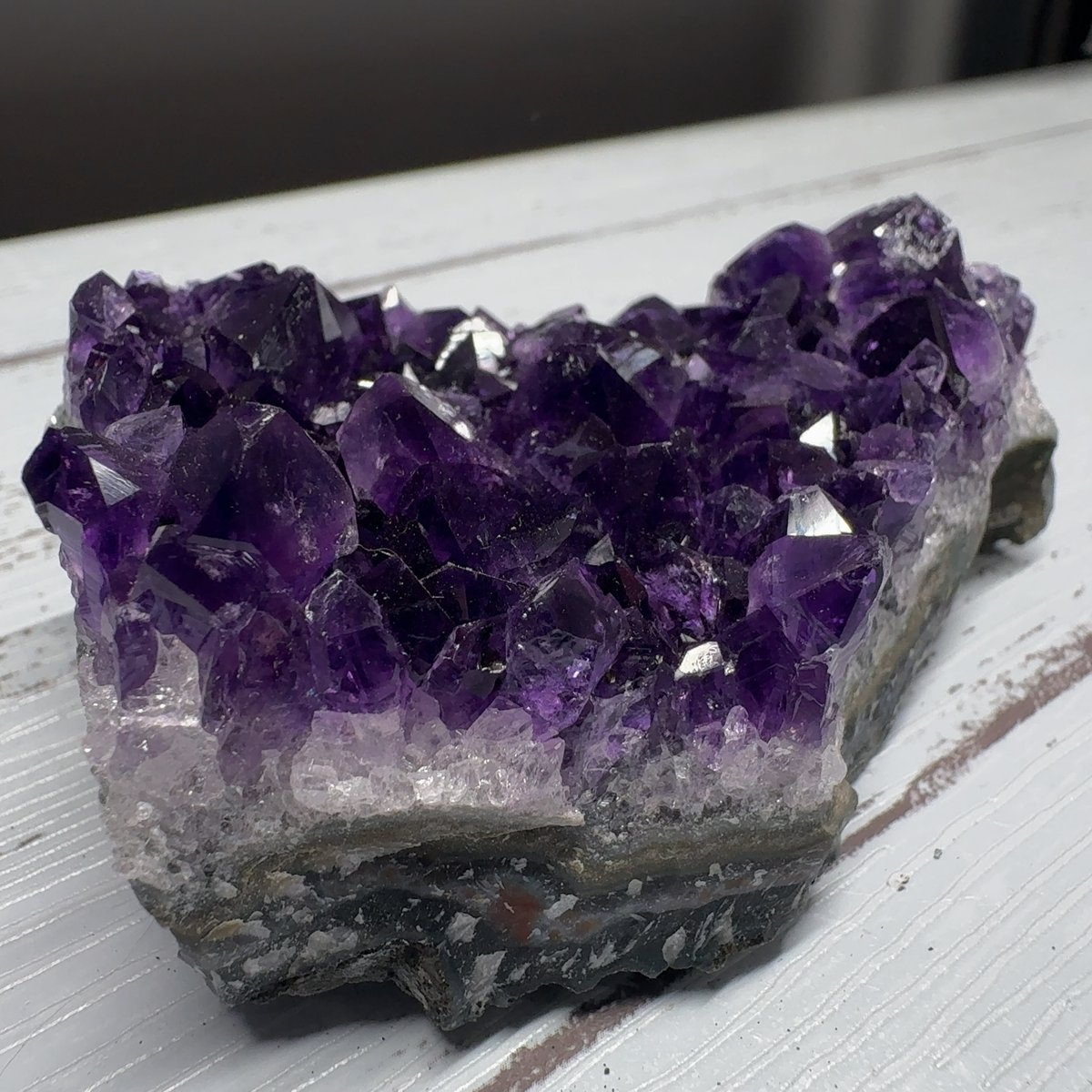 [クラスター] ウルグアイ産アメジスト ハイクオリティ 185g | pundarika