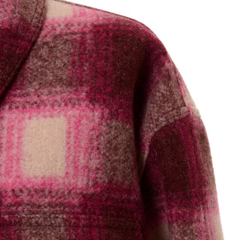 イザベルマラン ISABEL MARANT シャツコート フラノ ピンク イザベルマラン ISABEL MARANT シャツコート フラノ ピンク