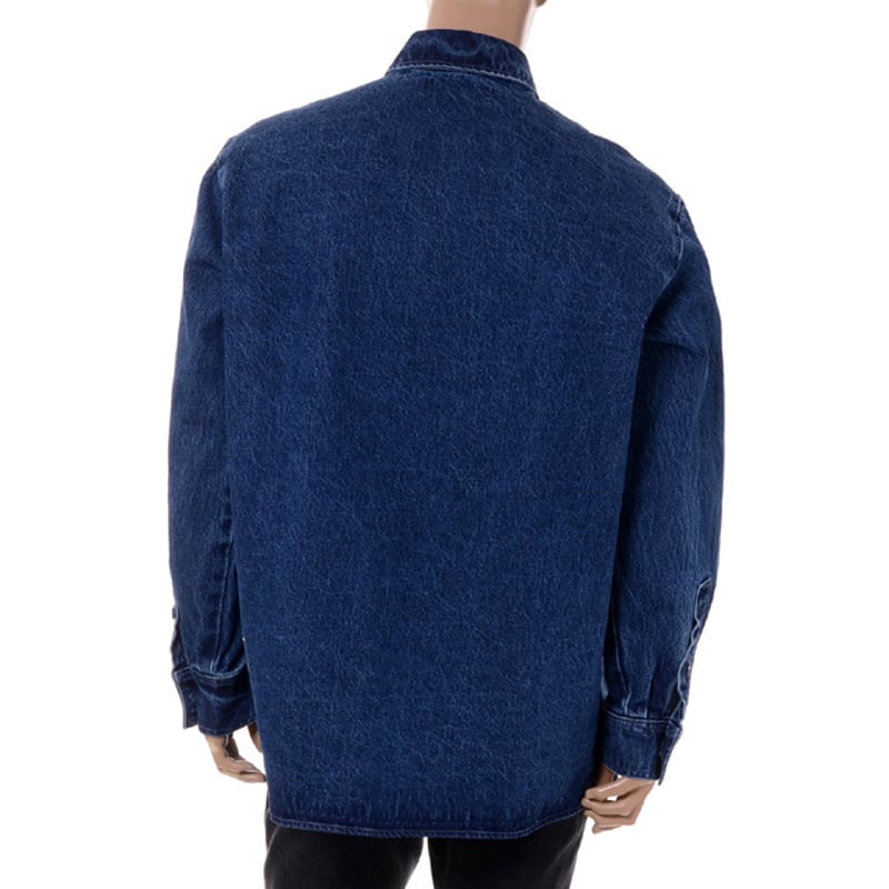 ラフシモンズ RAF SIMONS ストレートフィットデニムシャツ ラフシモンズ RAF SIMONS ストレートフィットデニムシャツ