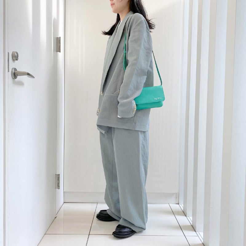 マルニ Marni ショルダーレザーバッグ 牛革羊革 グリーン マルニ Marni ショルダーレザーバッグ 牛革羊革 グリーン