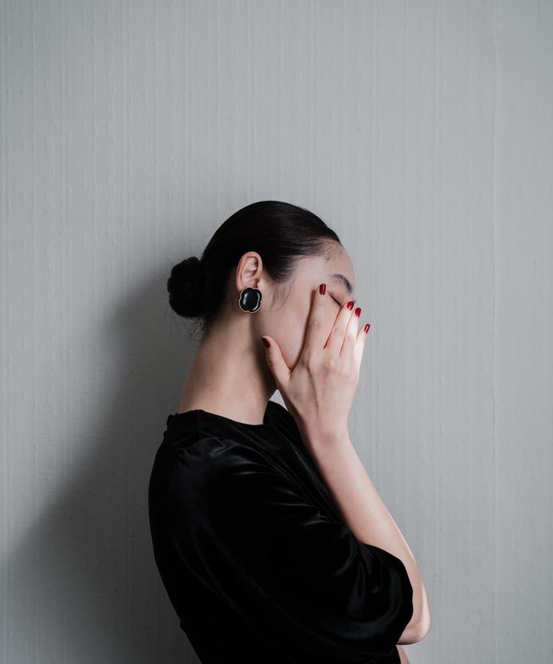 花を着るワンピース#06【南天】-black- | iCONOLOGY 花を着るワンピース#06【南天】-black- | iCONOLOGY