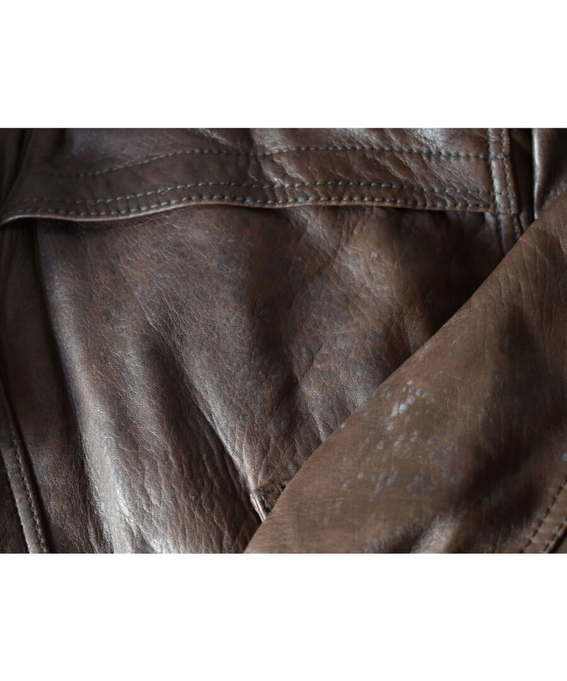 used】EURO レザーファイヤーマンジャケット (52) BROWN | Rinceaux used】EURO レザーファイヤーマンジャケット (52) BROWN | Rinceaux