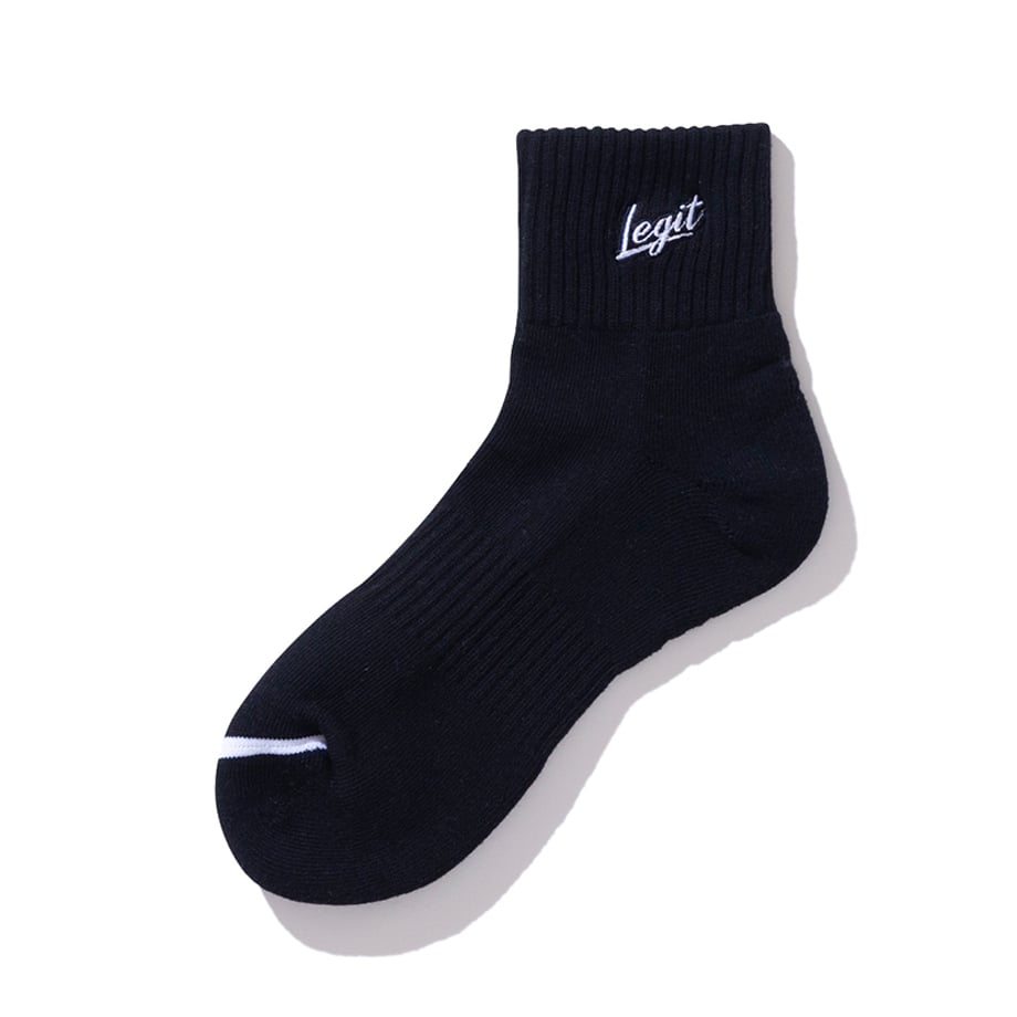BRUSH UP SHORT SOCKS（BLACK） | LEGIT