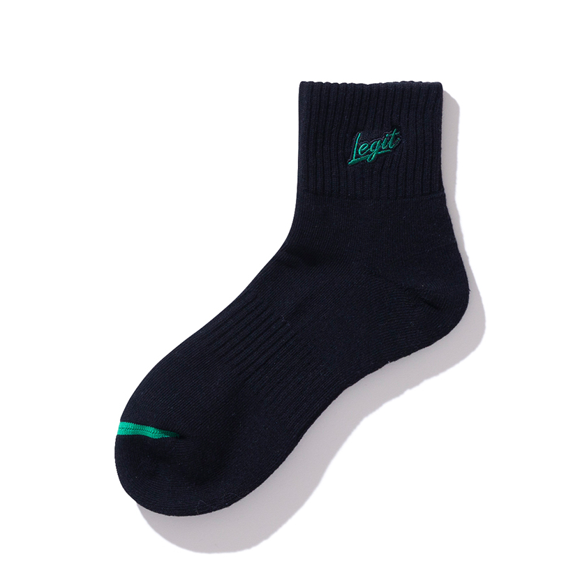 BRUSH UP SHORT SOCKS（BLACK） | LEGIT