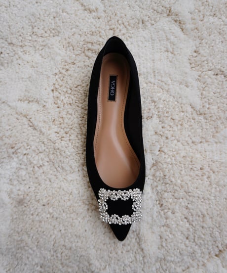 SATIN BIJOU PUMPS | OHGA