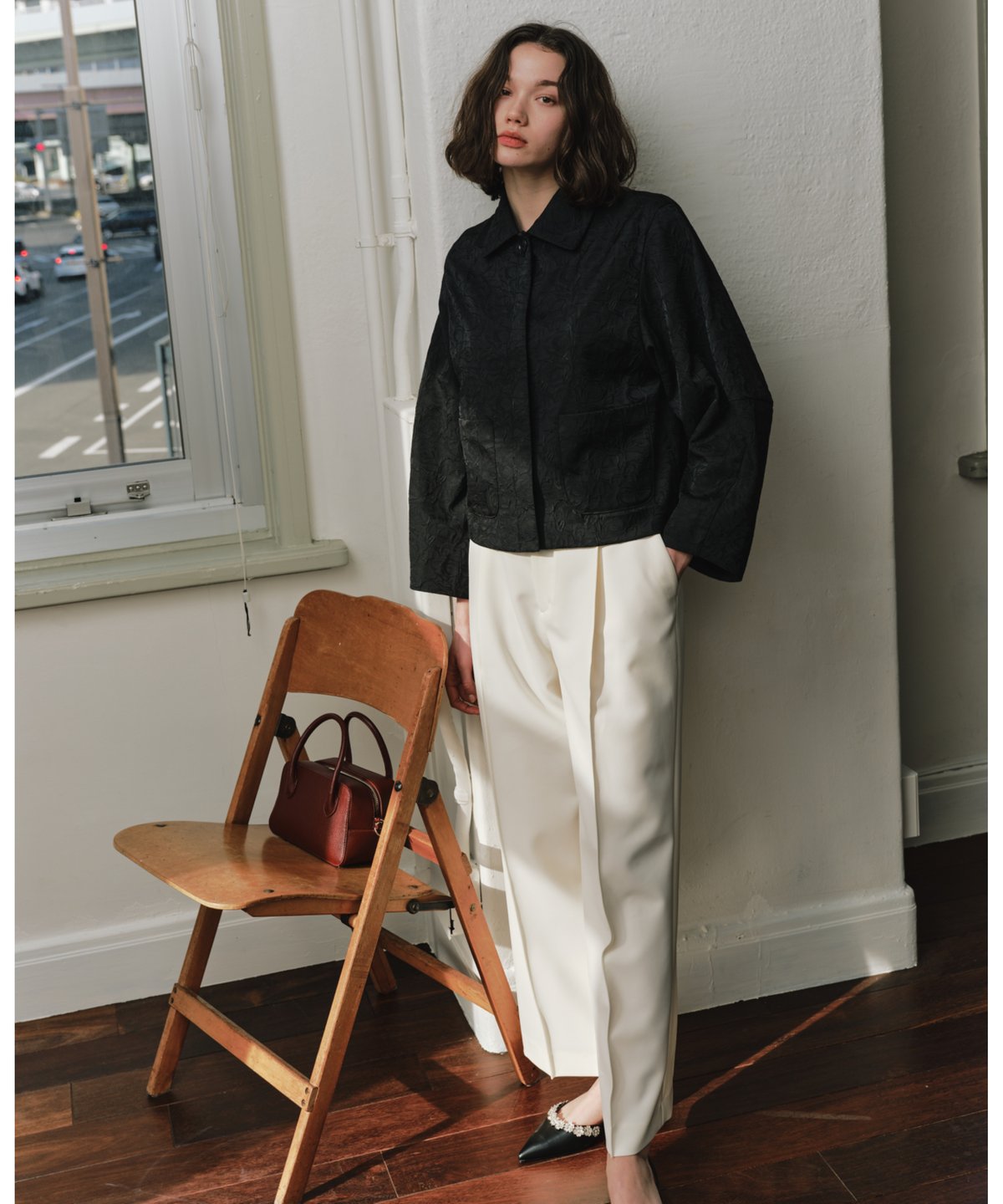 JACQUARD JACKET | OHGA JACQUARD JACKET | OHGA