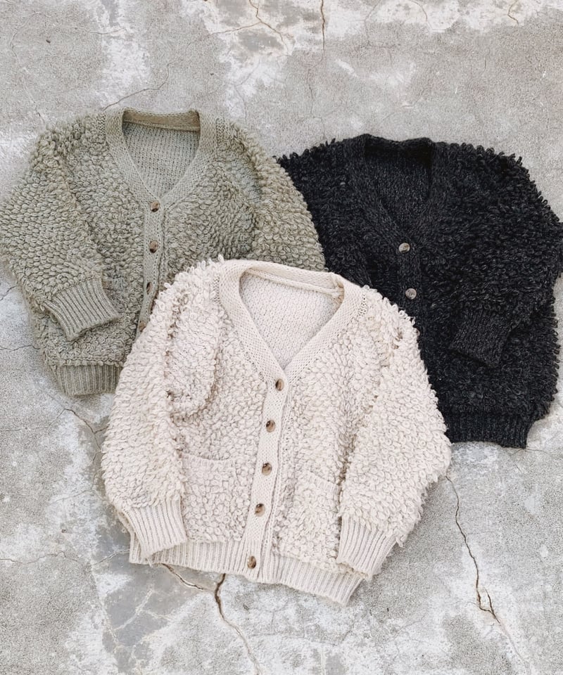 LOOP KNIT CARDIGAN | c h é m e LOOP KNIT CARDIGAN | c h é m e