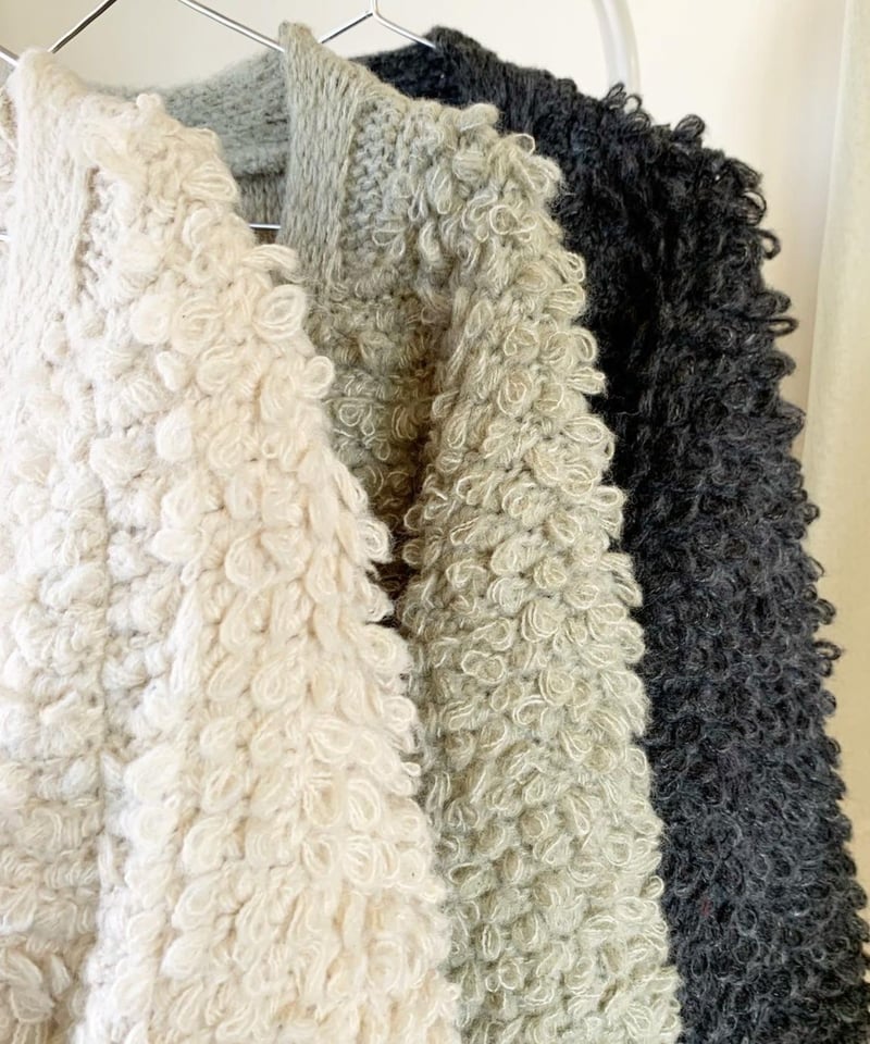LOOP KNIT CARDIGAN | c h é m e LOOP KNIT CARDIGAN | c h é m e