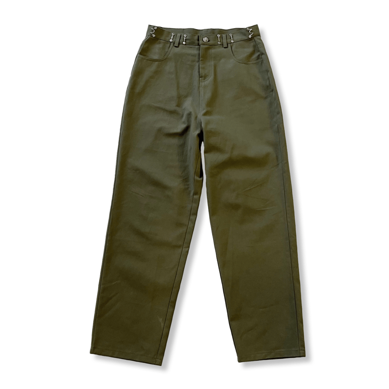 ep.9】AJUSTER TWILL PANTS (khaki) | POLY ONLINE ep.9】AJUSTER TWILL PANTS (khaki) | POLY ONLINE