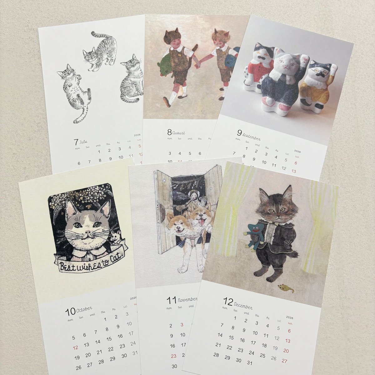 チャリティーカレンダー2026 | cat&dog&me STORE