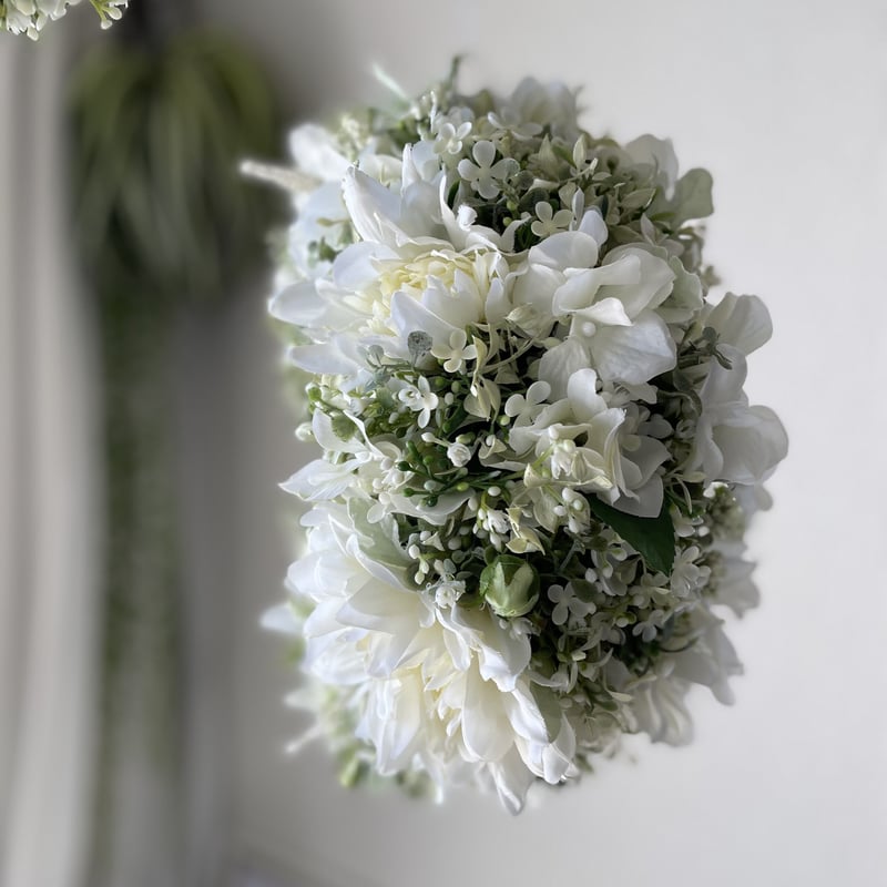ダリアと紫陽花の三日月フライングリース360° No.86 | green88 ダリアと紫陽花の三日月フライングリース360° No.86 | green88
