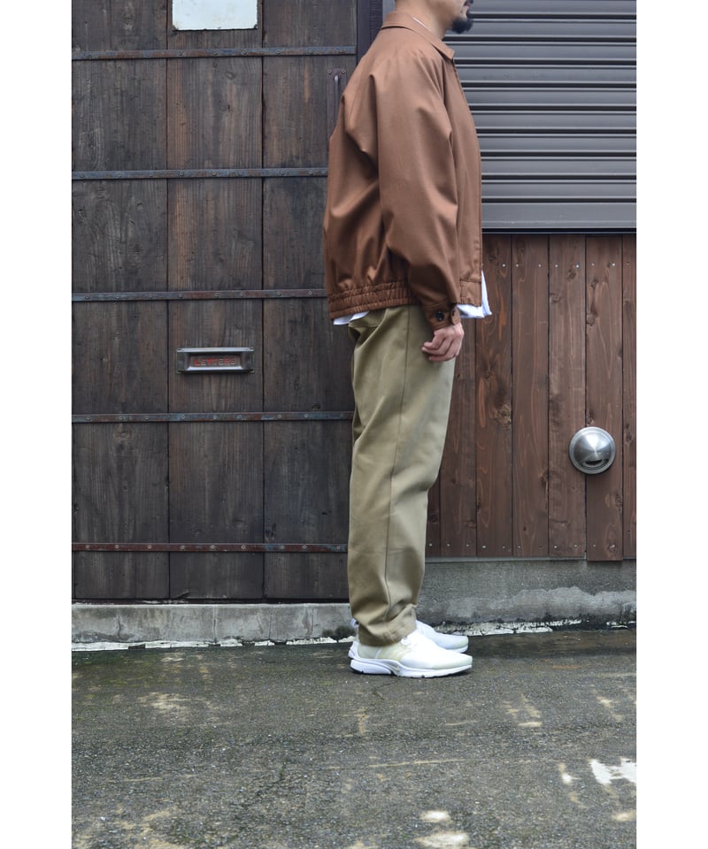 FLANNEL RAGLAN BLOUSON / BROWN | CLOTH&CLOTHING FLANNEL RAGLAN BLOUSON / BROWN | CLOTH&CLOTHING