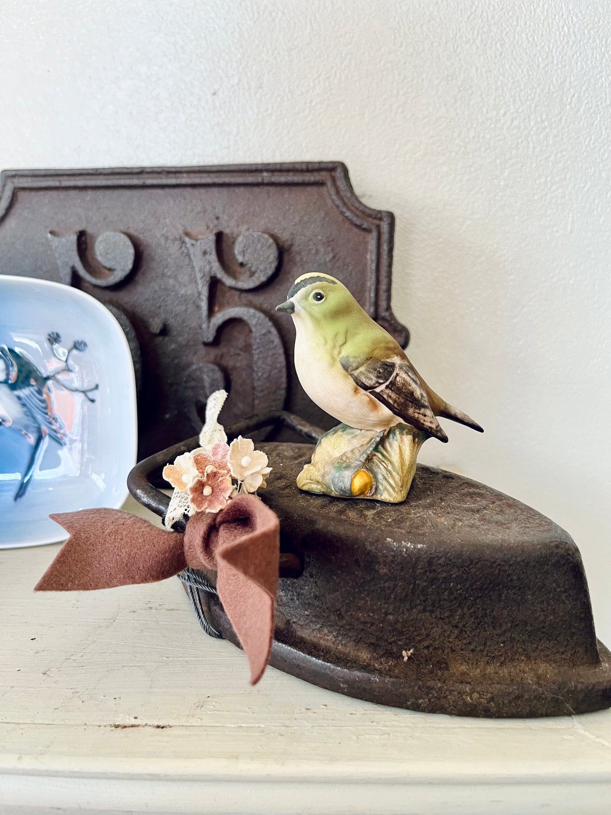 po-131/BESWICK ハンドペイントの小鳥 | PISKEY -イギリスのふるいもの...