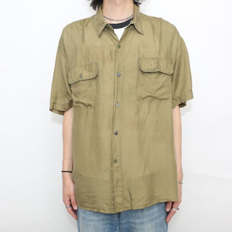 ヴァレンティノ シルク 半袖シャツ Valentino Uomo Silk S/S ヴァレンティノ シルク 半袖シャツ Valentino Uomo Silk S/S