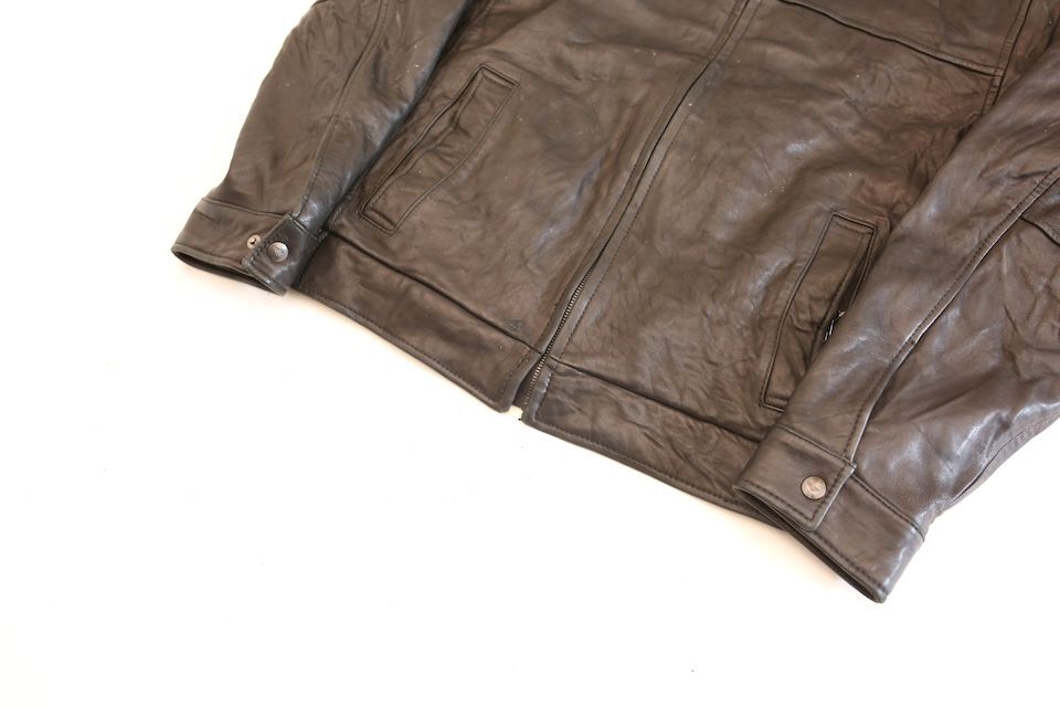 ドッカーズ ブラック ラムレザー ジャケット Dockers Lamb ドッカーズ ブラック ラムレザー ジャケット Dockers Lamb