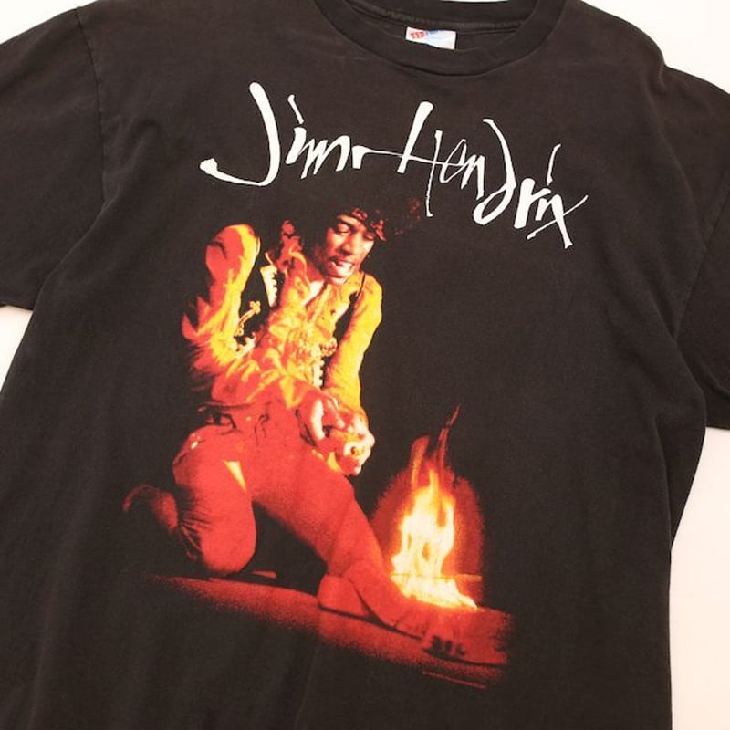 93 ジミ・ヘンドリックス Tシャツ Jimi Hendrix T-shirt# | Blue 93 ジミ・ヘンドリックス Tシャツ Jimi Hendrix T-shirt# | Blue