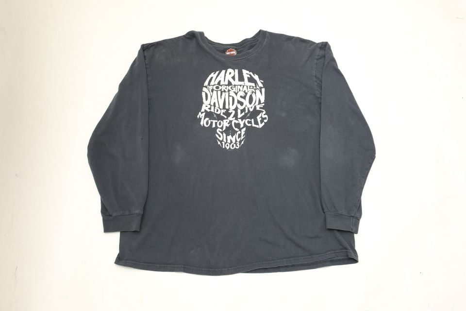 ハーレーダビッドソン ロンT Harley Davidson L/S T-Shirt# | Blue ハーレーダビッドソン ロンT Harley Davidson L/S T-Shirt# | Blue