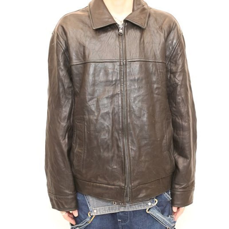 ドッカーズ ブラック ラムレザー ジャケット Dockers Lamb ドッカーズ ブラック ラムレザー ジャケット Dockers Lamb