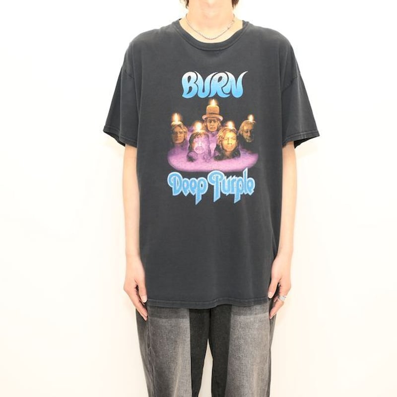 ディープ・パープル バンドTシャツDeep Purple T-shirt# | Blue ディープ・パープル バンドTシャツDeep Purple T-shirt# | Blue