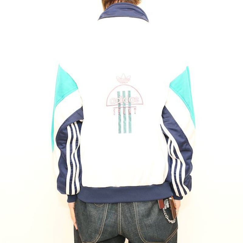 80s アディダス トラック ジャケット Adidas Track Jacket | Blue 80s アディダス トラック ジャケット Adidas Track Jacket | Blue
