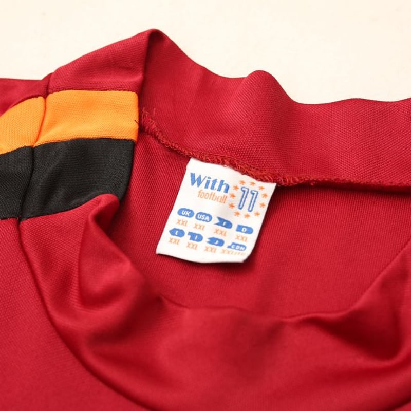 ASローマ トッティ #10 サッカー ゲームシャツ AS ROMA Totti ASローマ トッティ #10 サッカー ゲームシャツ AS ROMA Totti